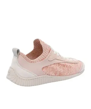 Pinko Logo Embroidered Lace-up Sneakers
