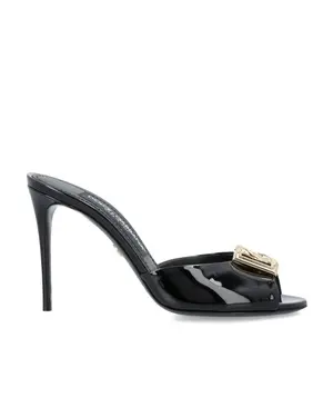 Dolce & Gabbana Dolce Gabbana Logo Plaque Patent Mules