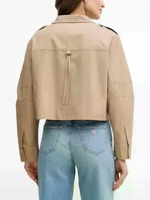 OUI Cropped Epaulette Jacket