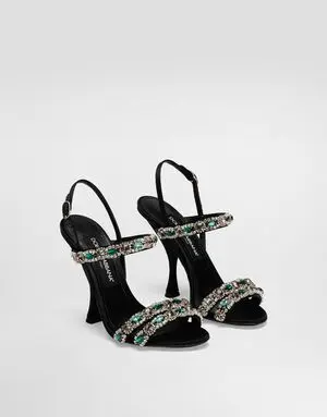 Dolce & Gabbana Crystal-embellished Sandals