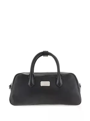 Emporio Armani Logo-plaque Leather Tote Bag