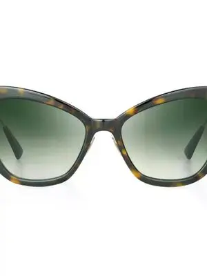 BUGATTI Tortoiseshell-effect Cat-eye Sunglasses