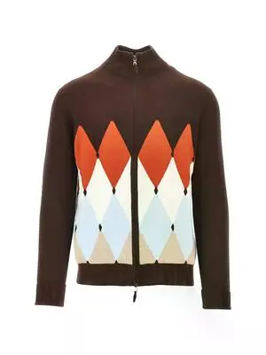 BALLANTYNE Argyle Cashmere Sweater