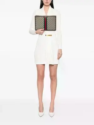 Gucci Ophidia Gg Supreme Web Clutch Bag