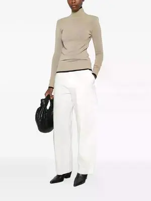 TOTEME Ribbed-knit Turtleneck Sweater