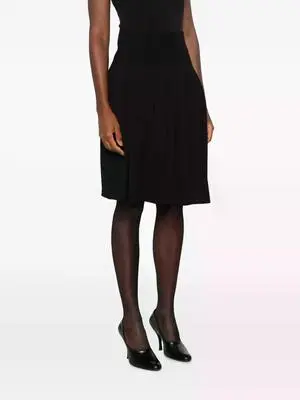 TOTEME Ribbed-waist Pleated Midi Skirt
