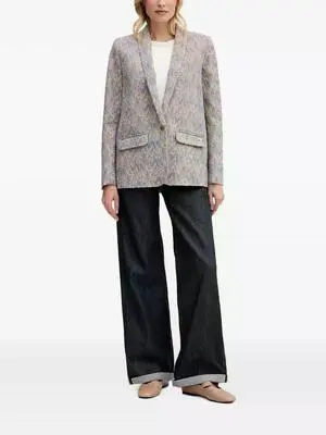 MOS MOSH Mmwren Eve Chevron-pattern Shawl-collar Blazer