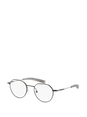 Dita Lancier Round-frame Eyeglasses - Grey