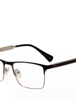 John Varvatos Rectangle Frame Eyeglasses - Black