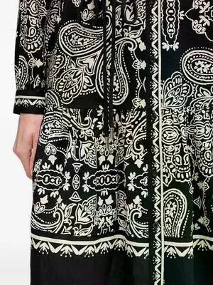 OUI Paisley-print Belted Mini Dress