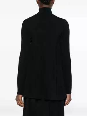 TOTEME Crepe Turtleneck Top