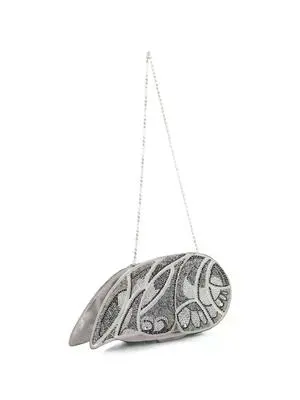 Rodo Crystal-embellished Suede Shoulder Bag