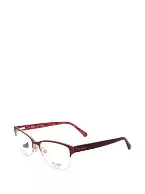 Kate Spade New York Marjorie Rectangle-frame Glasses - Red