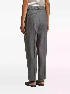 Peserico Pleated Turn-up Trousers