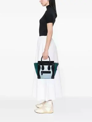 Celine Micro Luggage Tote Bag - Blue