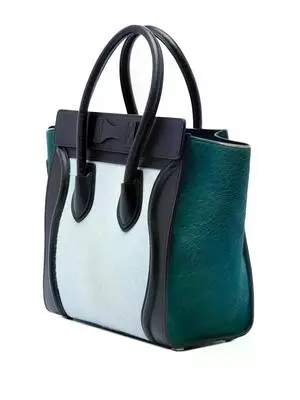 Celine Micro Luggage Tote Bag - Blue