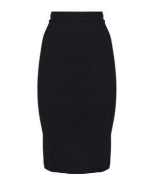 Pinko Logo Stitched Midi Skirt