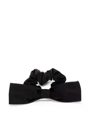 Balenciaga Bow-detail Ruched Hair Tie