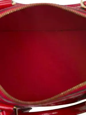 LOUIS VUITTON Monogram Vernis Alma Pm Handbag - Red