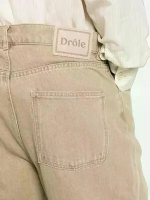 Drole De Monsieur Logo-patch Straight Leg Jeans