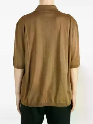 Saint Laurent Short-sleeve Polo Shirt