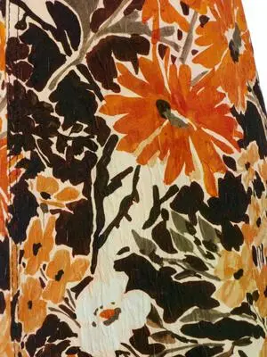 Marni Floral-print Midi Skirt