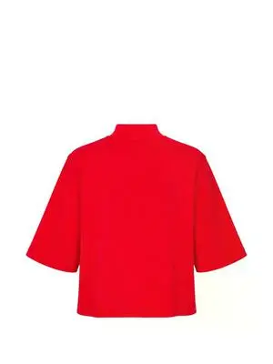 CLUB21 COLLECTION Irene Mock-neck T-shirt - Red