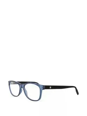 Montblanc Square Frame Eyeglasses - Blue