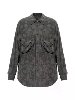 VIVIENNE WESTWOOD Achilles Floral-print Shirt - Grey