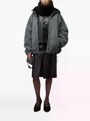 Alexander Wang Reversible Funnel-neck Track Jacket
