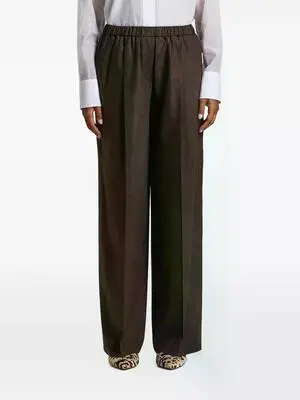 Peserico Elasticated Wide-leg Trousers