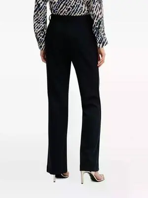 OUI Pressed-crease Flared-leg Trousers