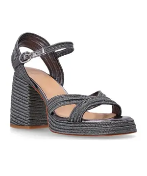 CastaÑer Valle 90mm Metallic-finish Sandals