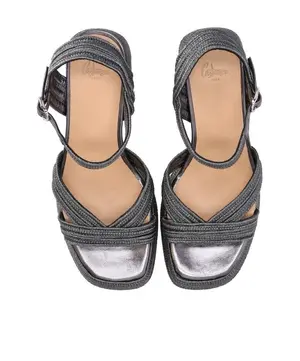 CastaÑer Valle 90mm Metallic-finish Sandals