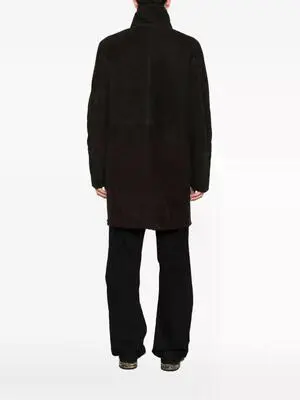 GIORGIO BRATO Shearling-lined Suede Coat
