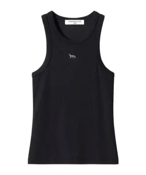 Maison Kitsuné Baby Fox Ribbed Tank Top