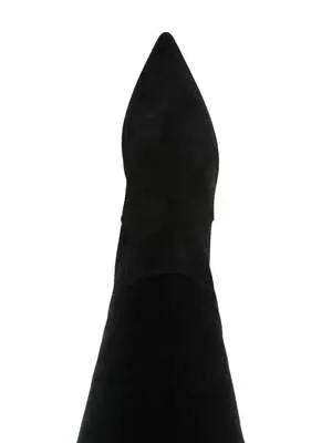 Paris Texas Stiletto 105mm Suede Boots