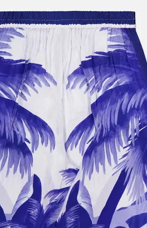 Farm Rio Tropical Palm Print Pajama Pants