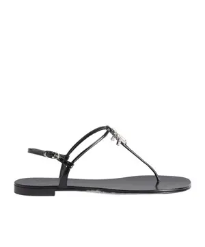 GIUSEPPE ZANOTTI Anthonia Gem Thong Sandals - Gray