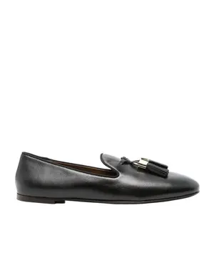 GIUSEPPE ZANOTTI Leather Tassel Flats
