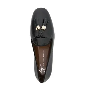 GIUSEPPE ZANOTTI Leather Tassel Flats