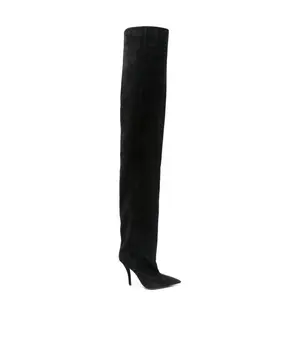 Paris Texas 110mm Suede Over-the-knee Boots