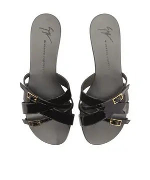 GIUSEPPE ZANOTTI Alhima Buckle Slide Sandals