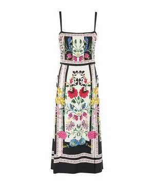 La DoubleJ Floral Print Maxi Dress With Spaghetti Straps