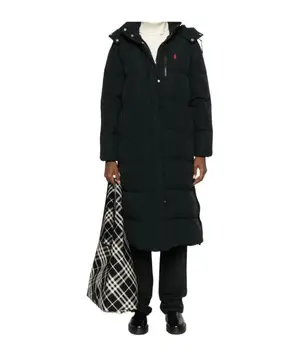 Polo Ralph Lauren Down Coat With Embroidered Pony