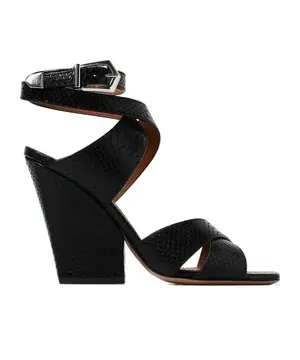 Paris Texas Arizona Embossed Heeled Sandals
