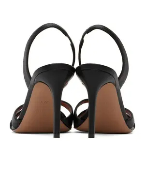 Paris Texas 85mm Square-toe Heeled Sandals