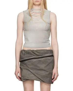 DIESEL® T-yasmina Distressed Tank Top