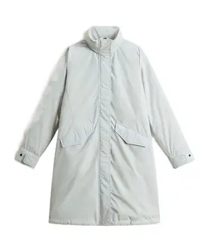 Woolrich Long Foldaway Hood Cloud Jacket