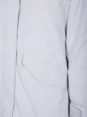 Woolrich Long Foldaway Hood Cloud Jacket